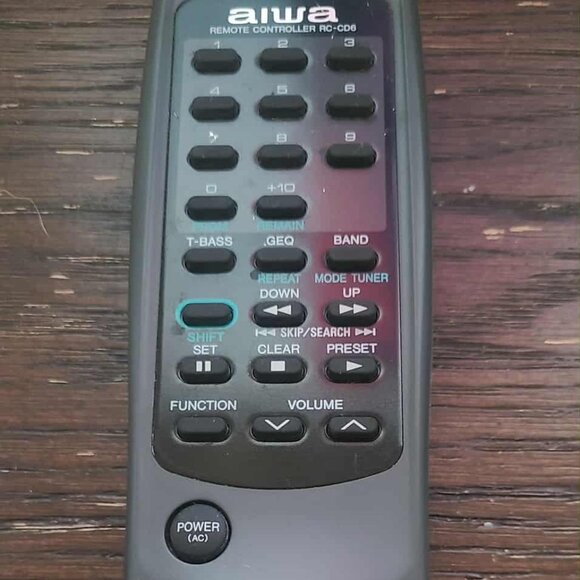 Portable Audio & Video | Aiwa Cd Player Remote Control Controller Rccd6 Rccd6 | Poshmark